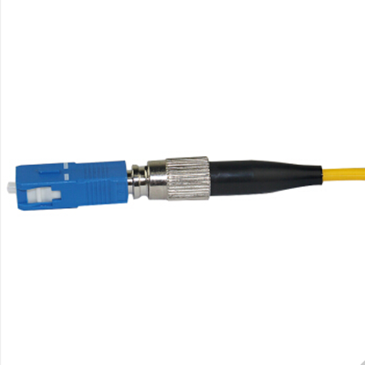 ST To SC Fiber Optic Adapters Female Male Optical Flanges Blue Gray