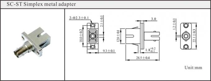 E2000 MU MPO MTRJ To SC Adapter Fiber Hybrid SC To LC Adapter Single Mode