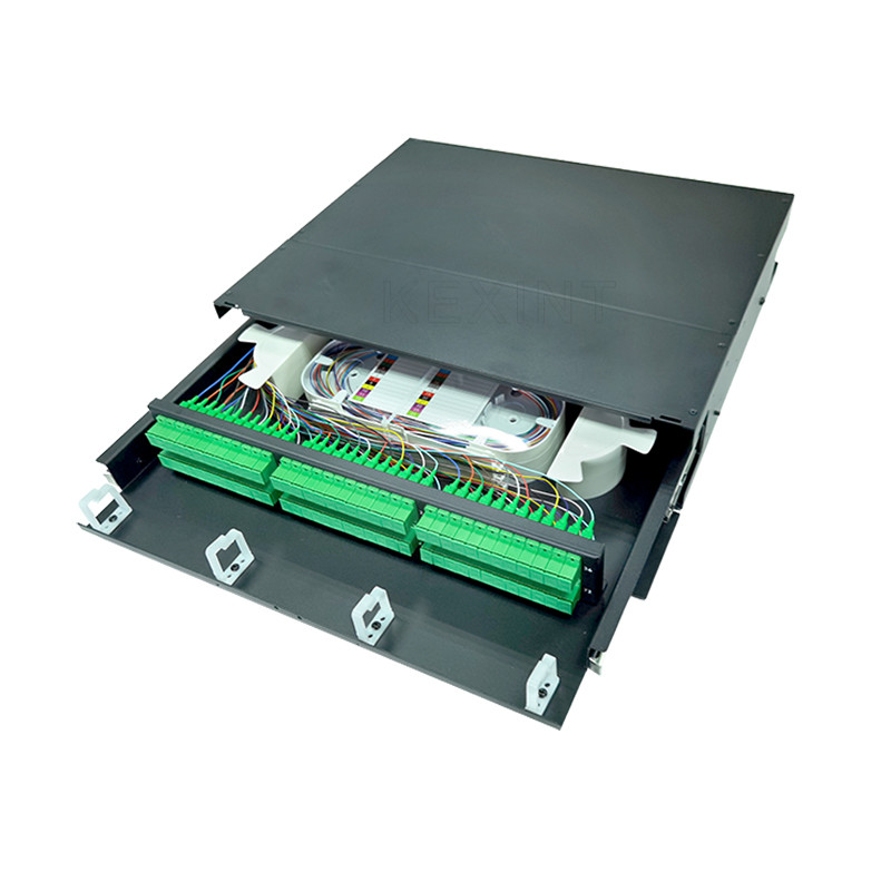 KEXINT FTTH Fiber Optic Patch Panel 72 Ports Core SC LC ODF Drawer Type