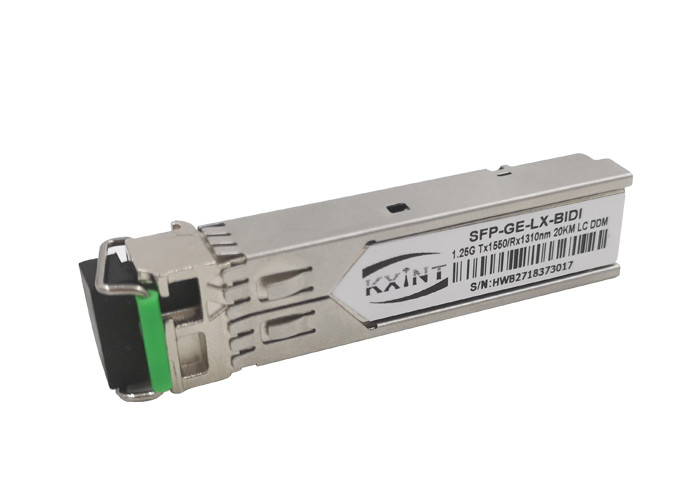 SC Electrical Fiber Optic SFP Module , Single Mode Fiber Optic Transceiver