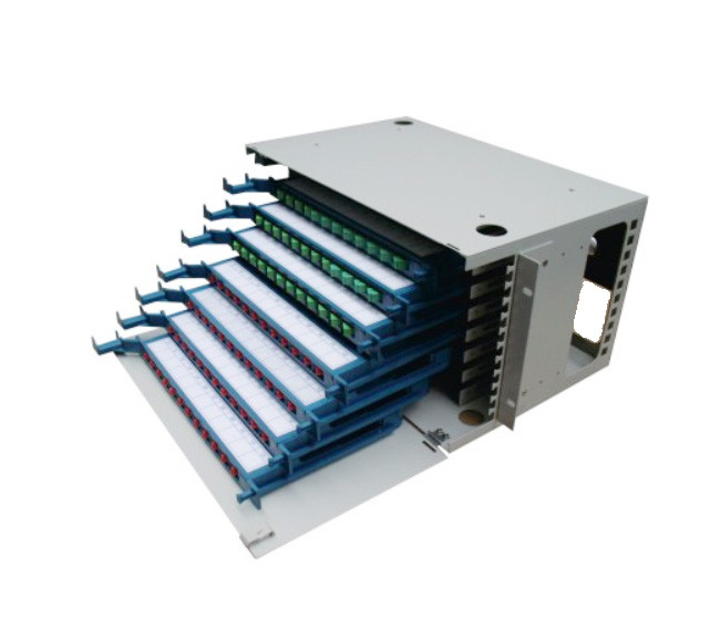 5.5U 96 Port Fiber Optic Patch Panel ODF Network Computer Room ...