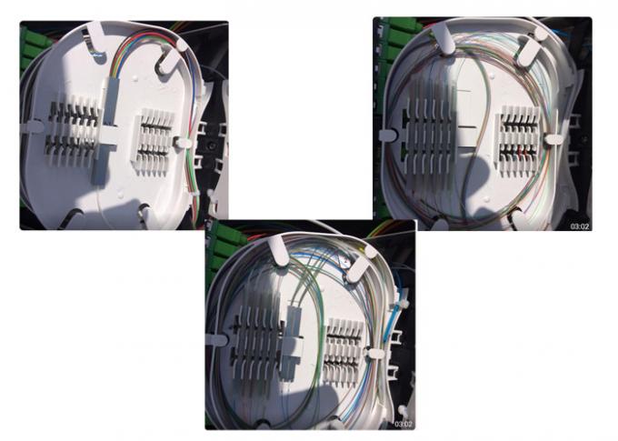 Multicore Splice Wall Mount Fiber Enclosure Overhead Drop Cable Anti ...