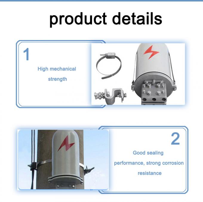 Metallic Joint Box for Fiber Optic Cable Closure Hight Quality FOSC OPGW