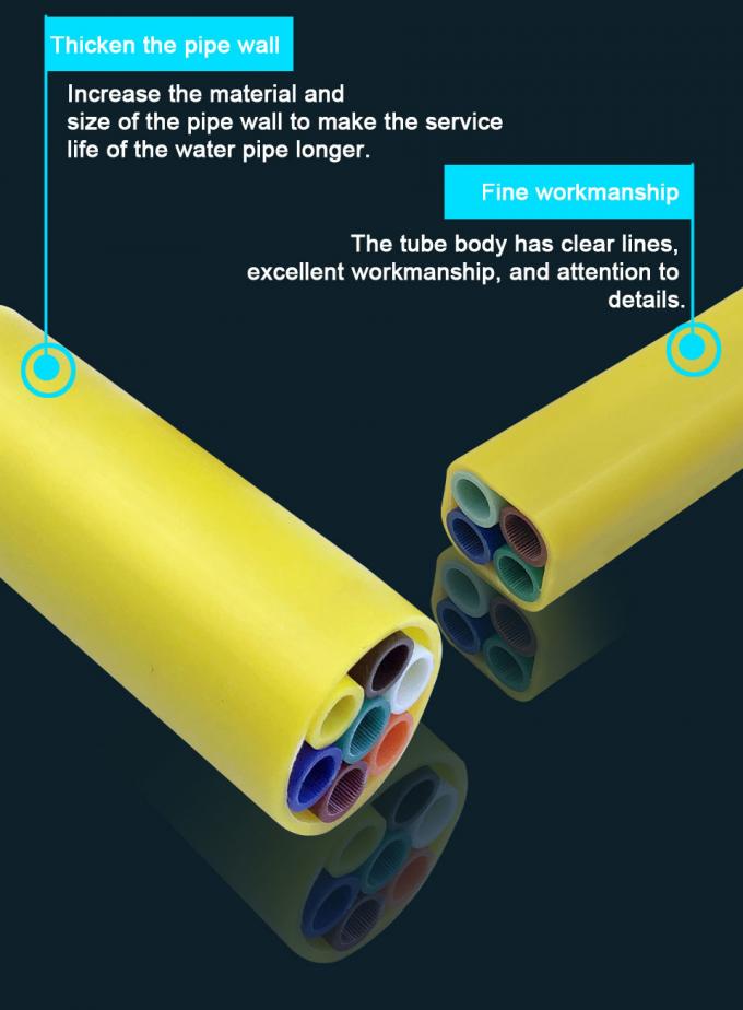 DL Connector PE 12.5mm Fiber Optic microtubes polyethylene sheath