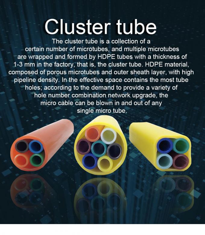 DL Connector PE 12.5mm Fiber Optic microtubes polyethylene sheath